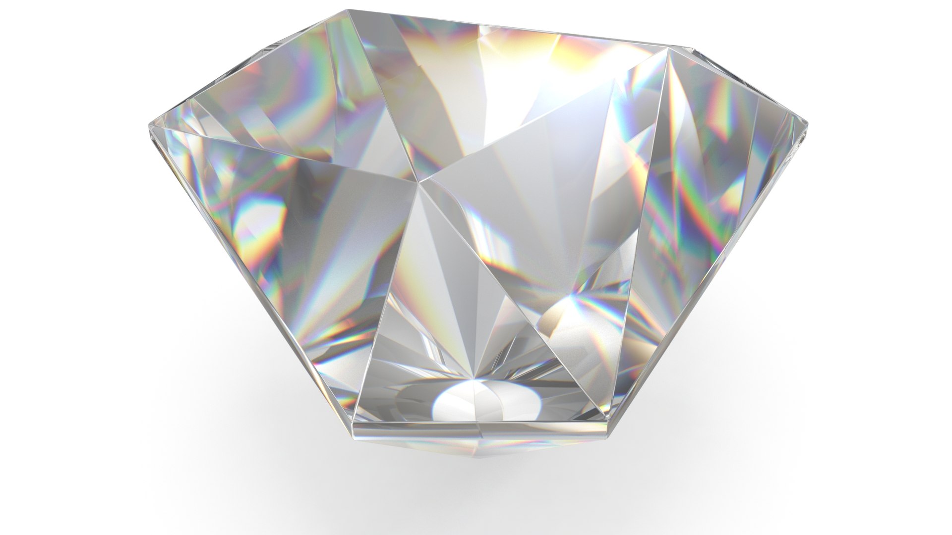 Shield Step Cut Diamond 3D model - TurboSquid 1857995