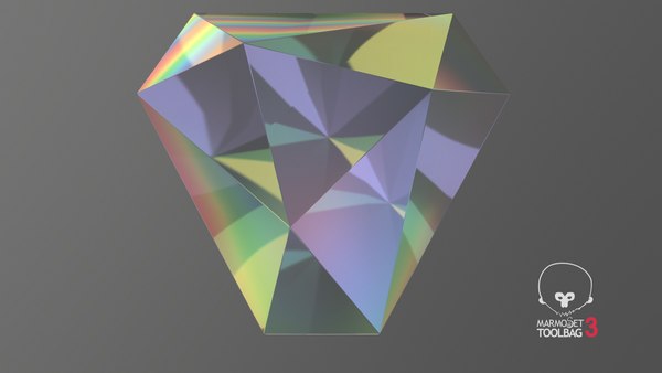Shield Step Cut Diamond 3D model - TurboSquid 1857995