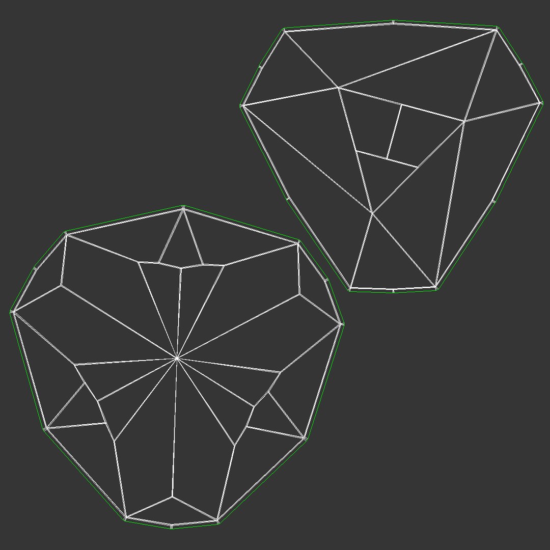 Shield Step Cut Diamond 3D model - TurboSquid 1857995