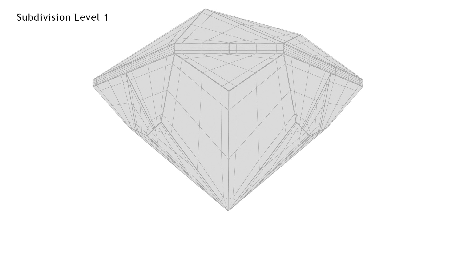 Shield Step Cut Diamond 3D model - TurboSquid 1857995