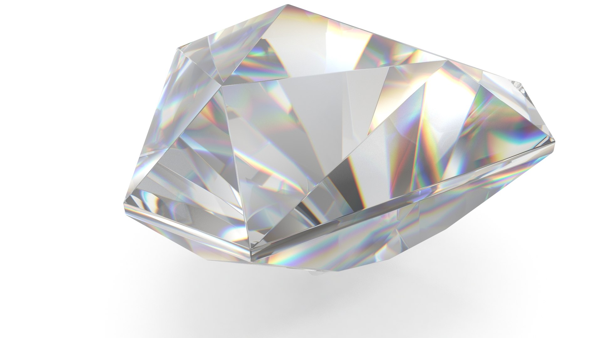 Shield Step Cut Diamond 3D model - TurboSquid 1857995