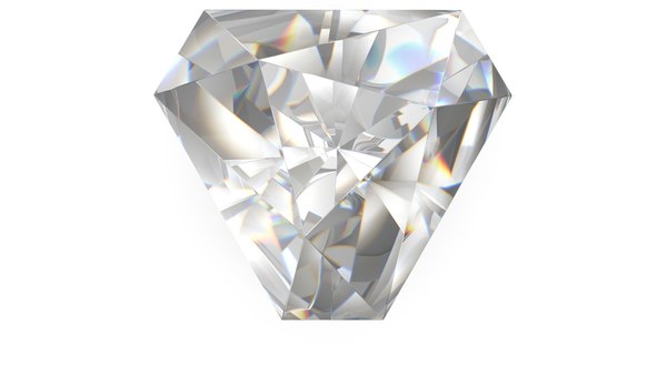 Shield Step Cut Diamond 3D model - TurboSquid 1857995