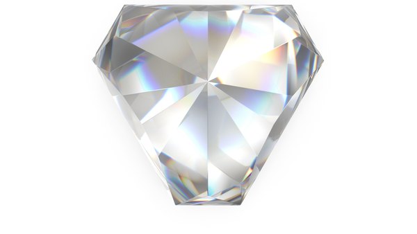 Shield Step Cut Diamond 3D model - TurboSquid 1857995