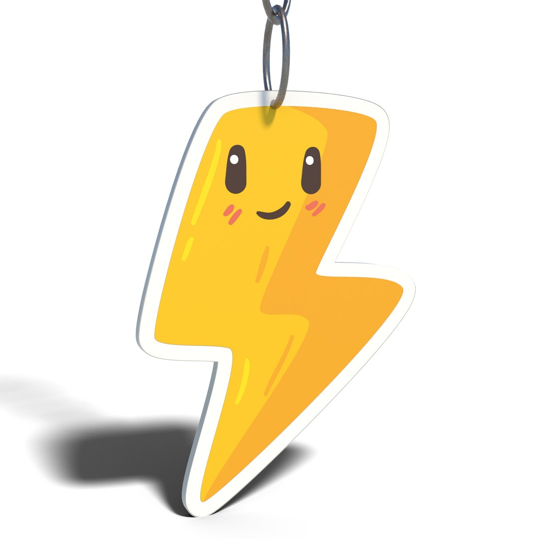 Thunder Keychain 3D - TurboSquid 2093912