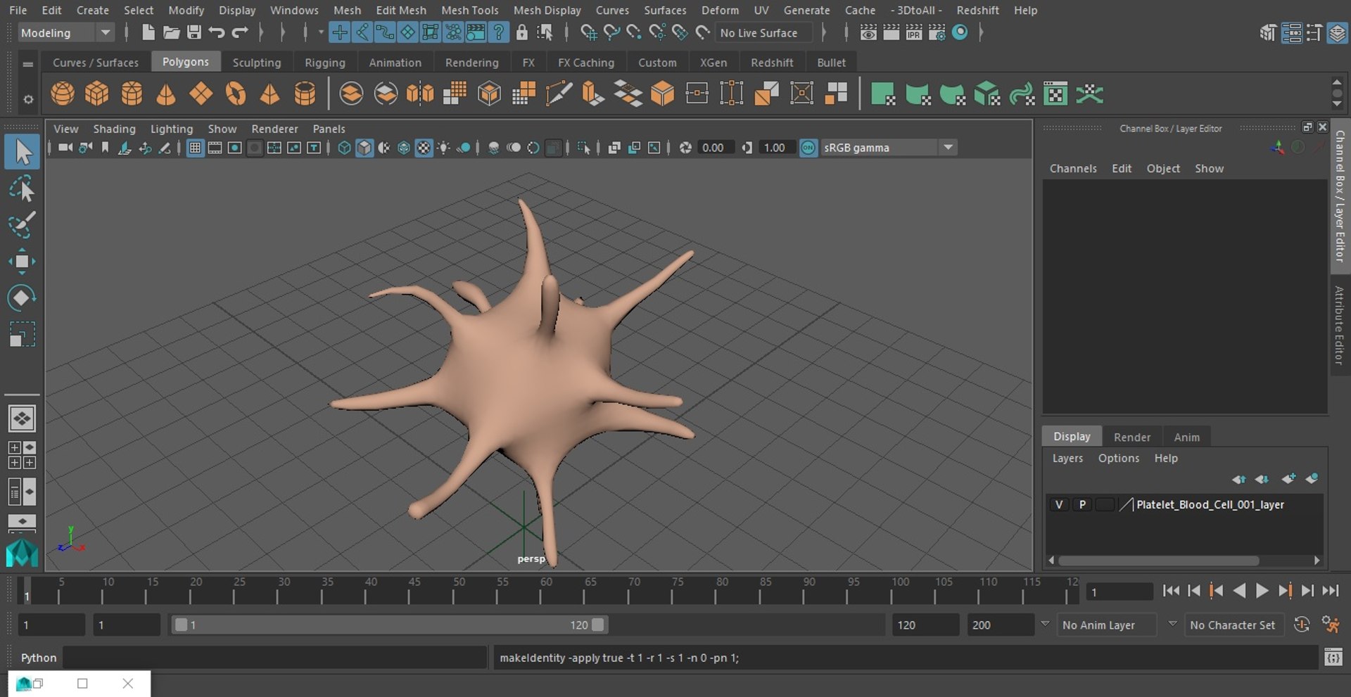 3D Model Platelet Blood Cell - TurboSquid 2128814