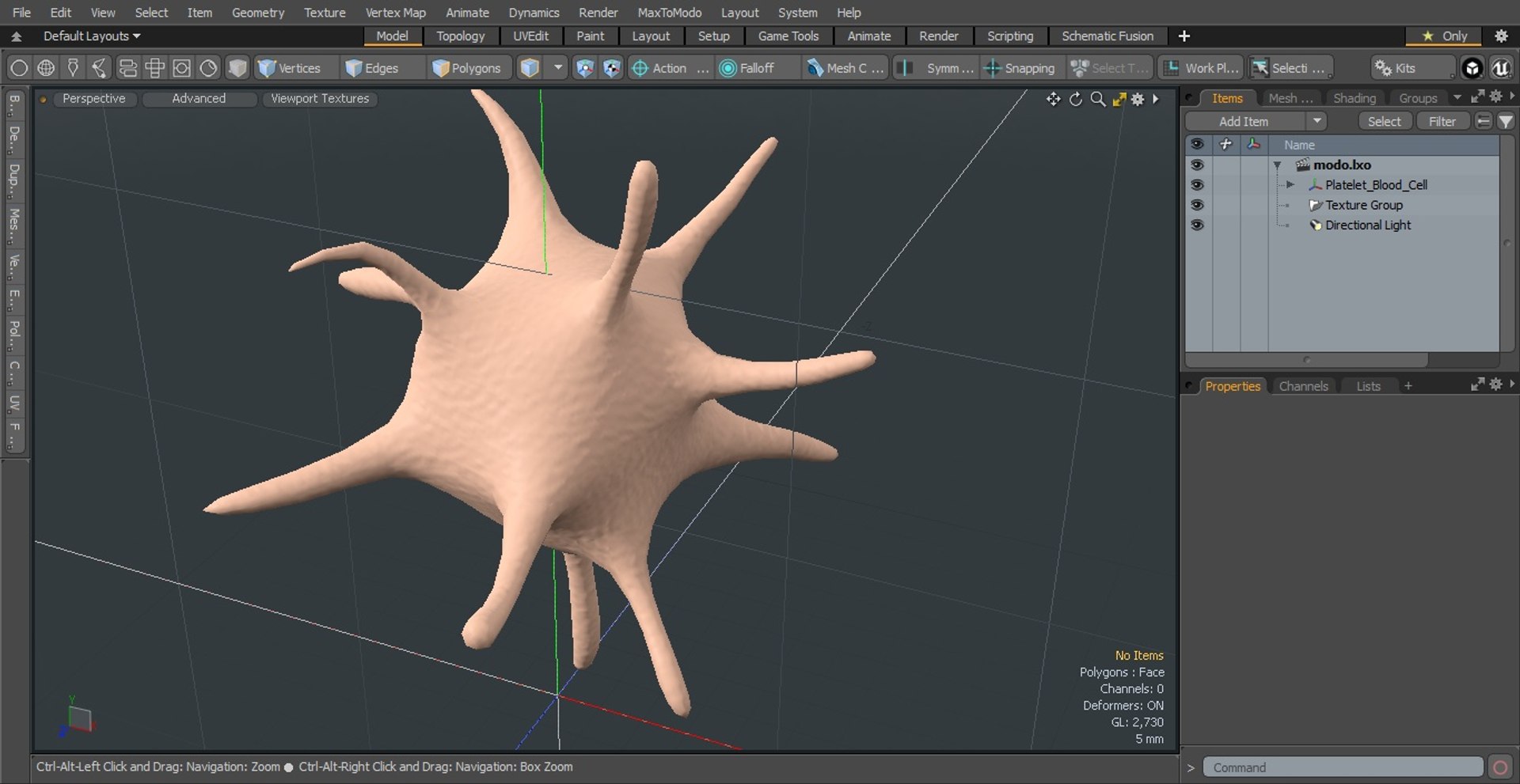 3D Model Platelet Blood Cell - TurboSquid 2128814