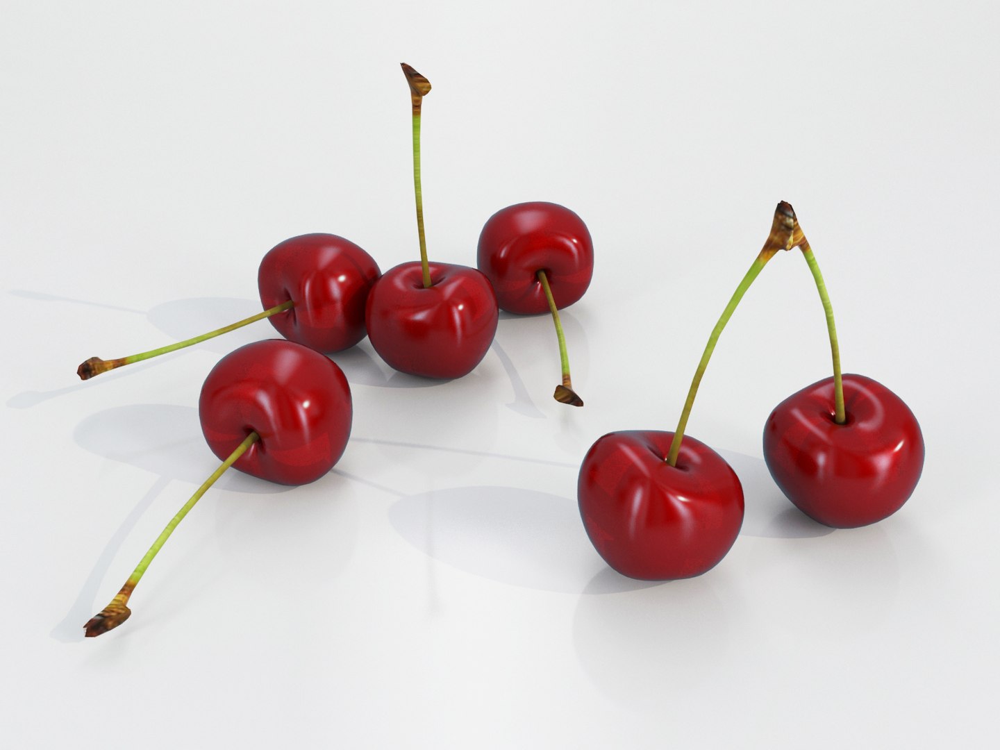3D model cherry fruit - TurboSquid 1251445
