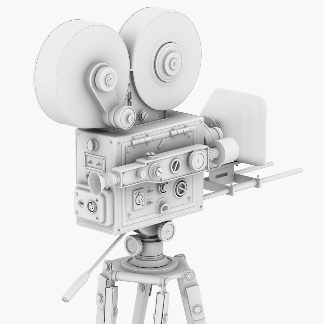 3d model classic film camera