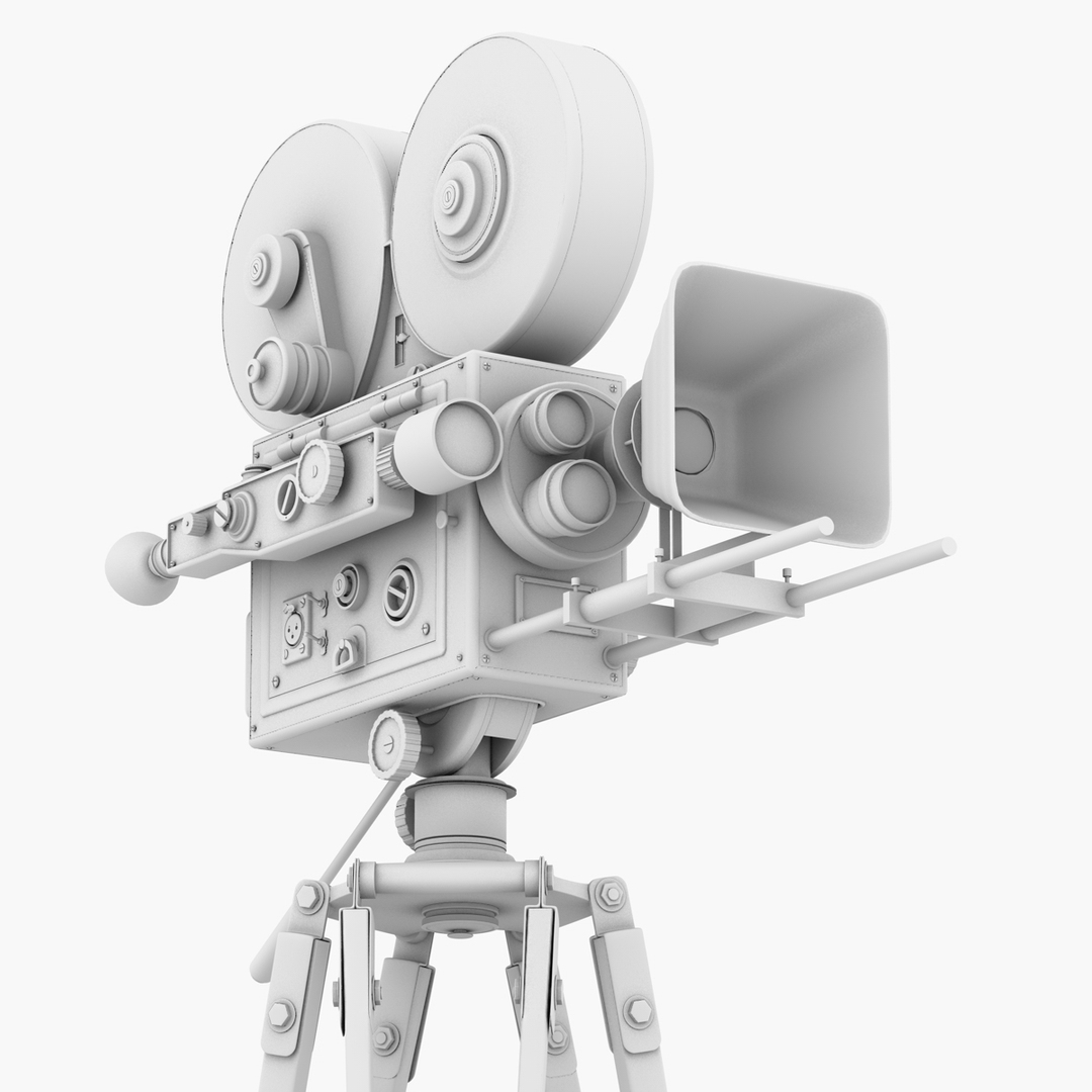 3d model classic film camera