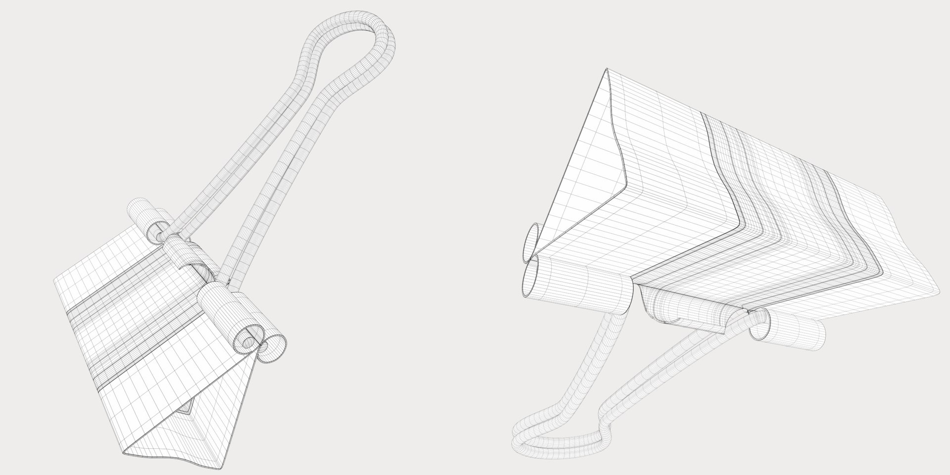 3D Closed binder clip 2 - TurboSquid 1720577