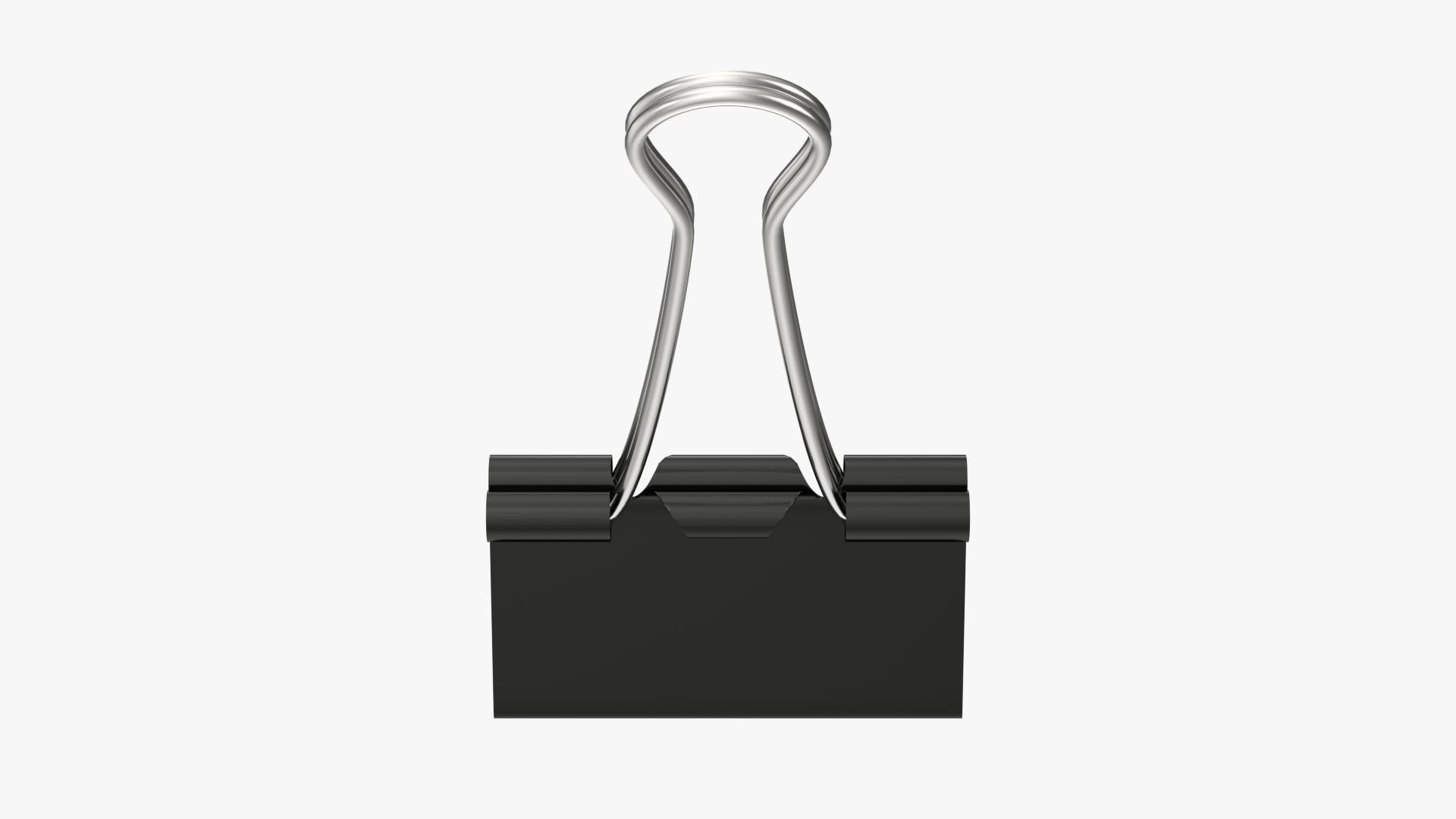 3D Closed binder clip 2 - TurboSquid 1720577