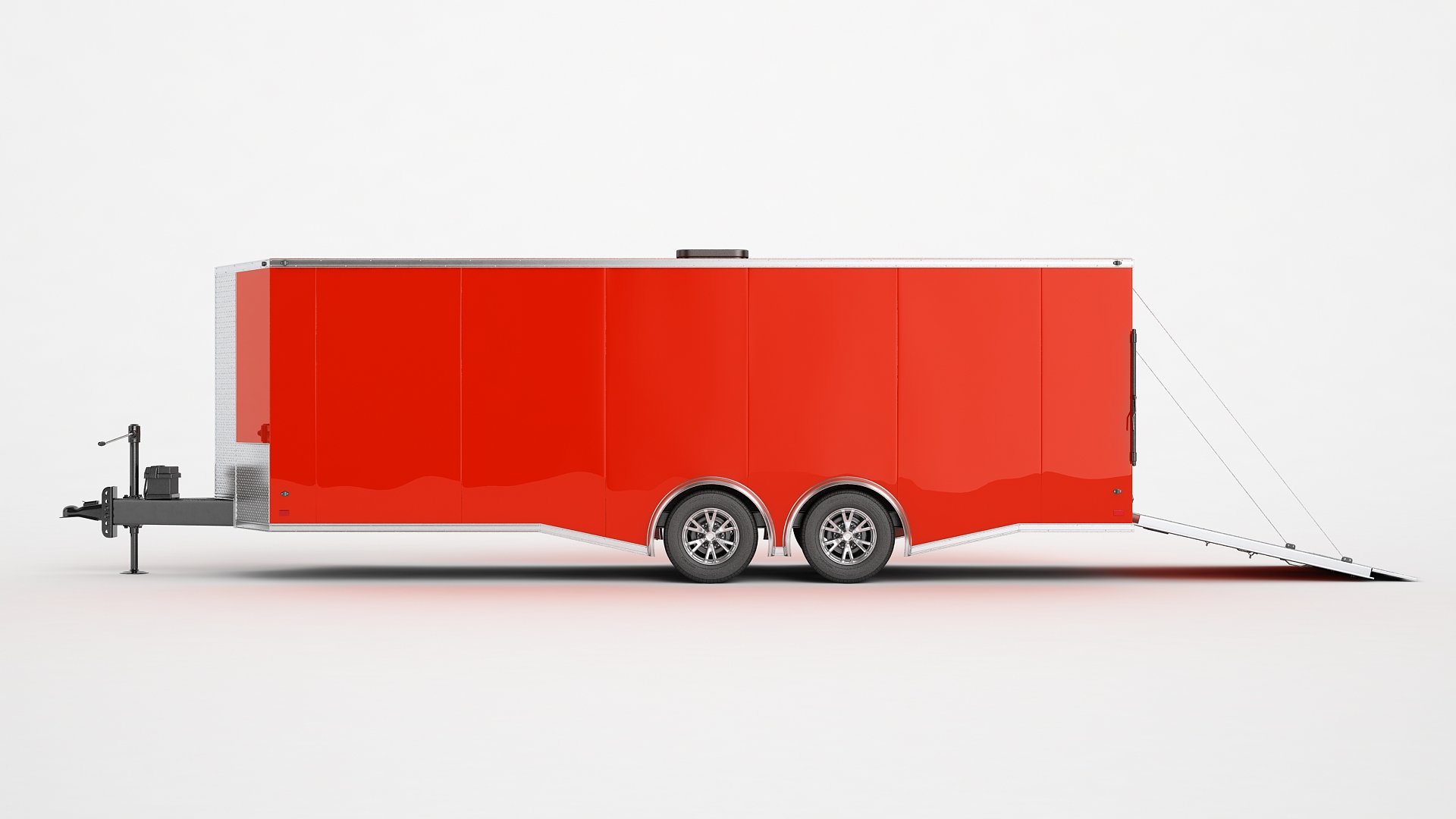 3D Enclosed Car Hauler Trailer 06 Model - TurboSquid 1847642