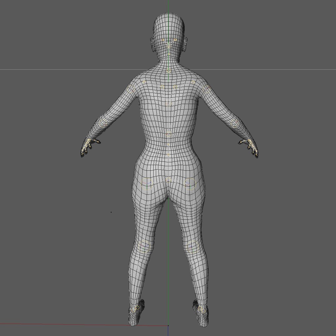 3d Realistic Base Mesh Old
