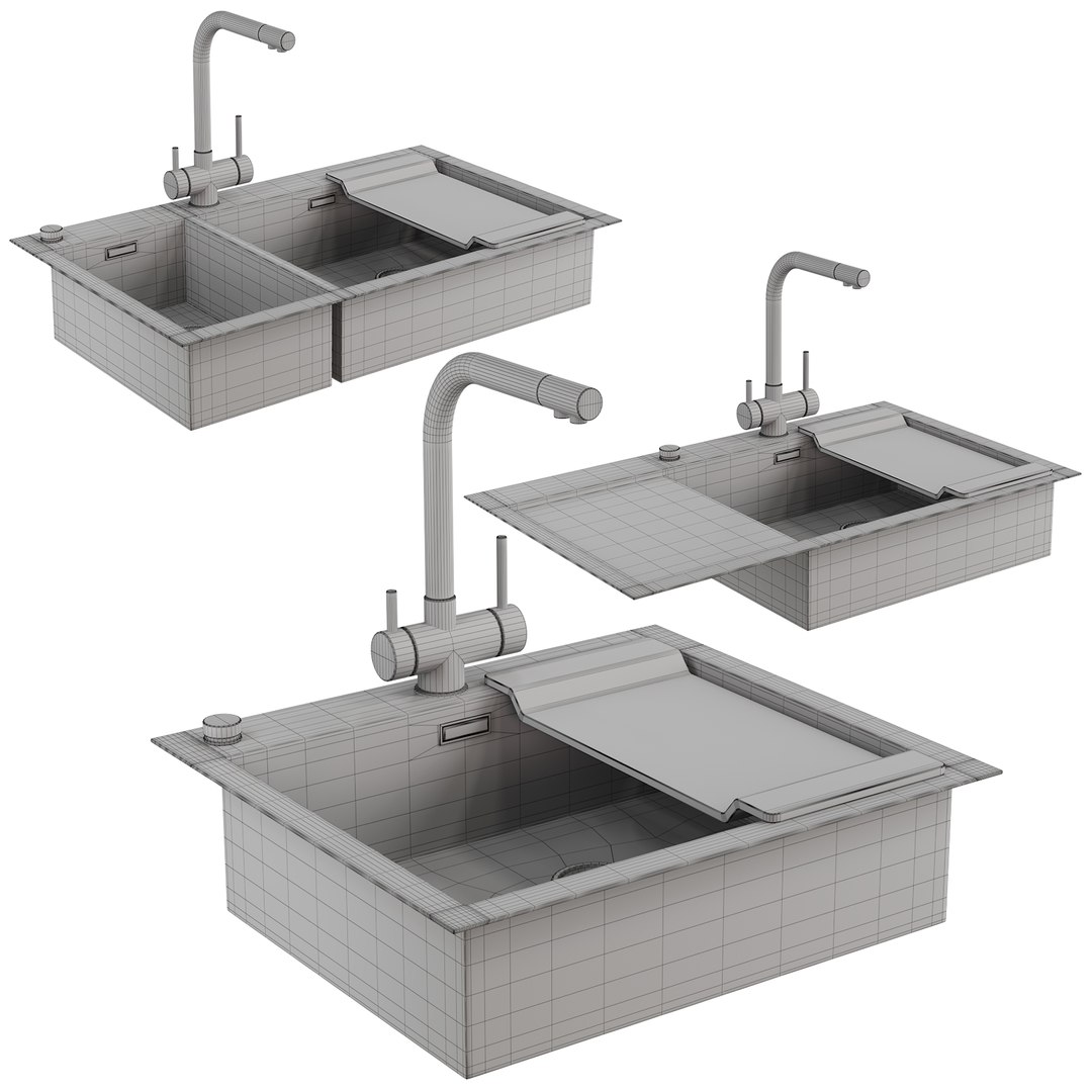 Kitchen Sink 3D Model - TurboSquid 1843992