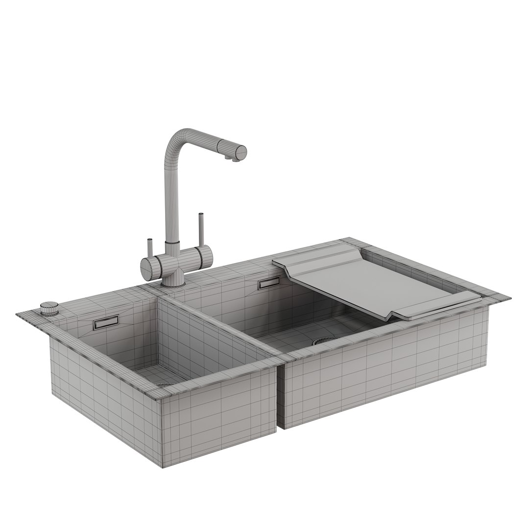 Kitchen Sink 3D Model - TurboSquid 1843992