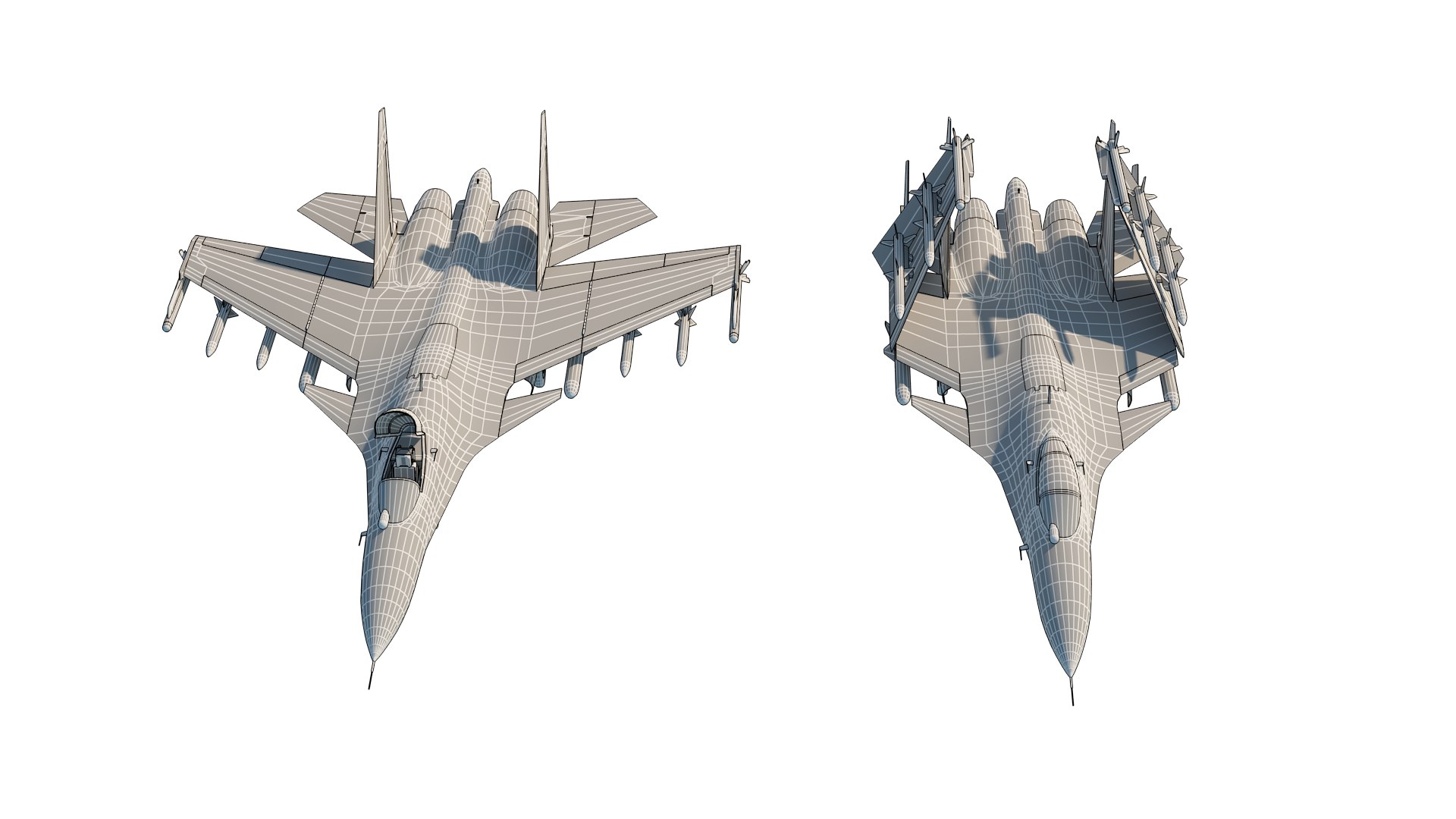 3D J-15 Carrier-based Fighter Flying Shark - TurboSquid 2297101