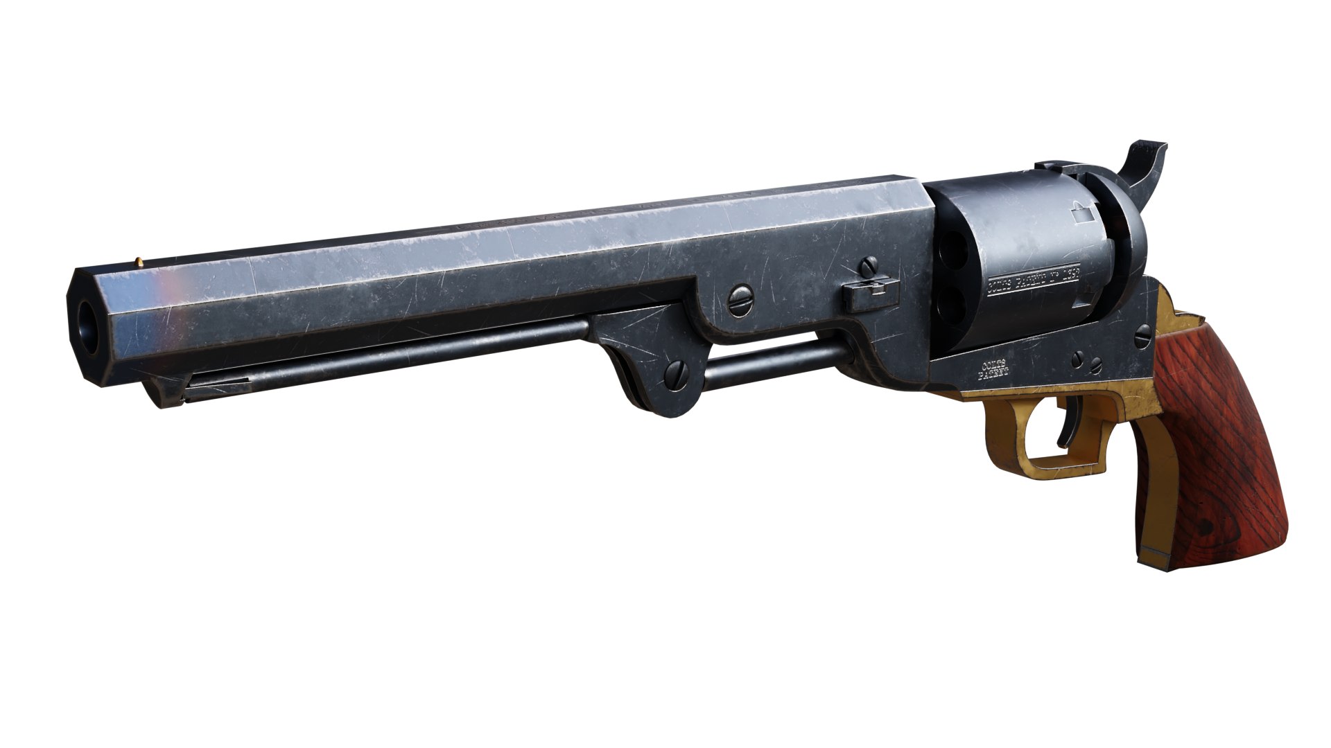 3D Colt Navy 1851 - TurboSquid 1953016