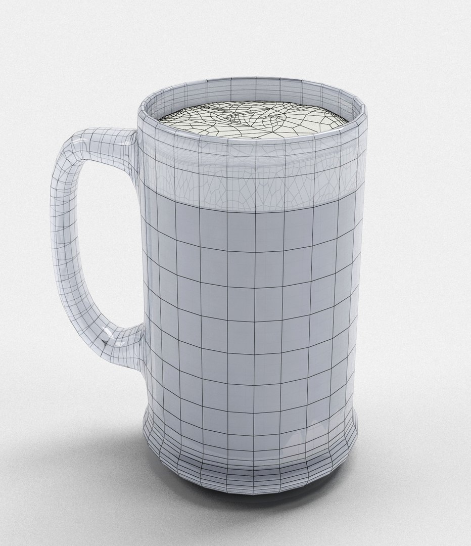 3D Model Beer Mug - TurboSquid 1400704