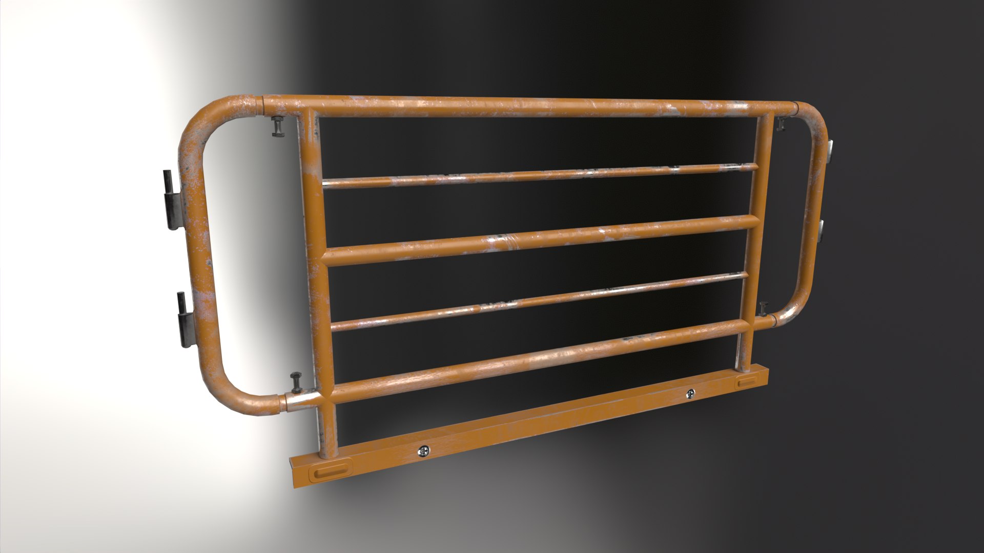 3D Steel Railing Model - TurboSquid 2077664