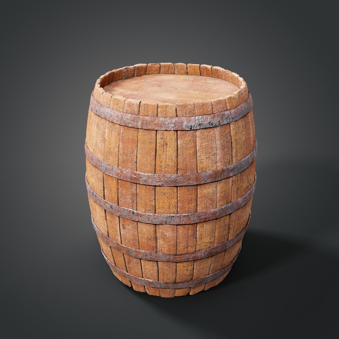 3D Medieval Barrel - TurboSquid 1829727