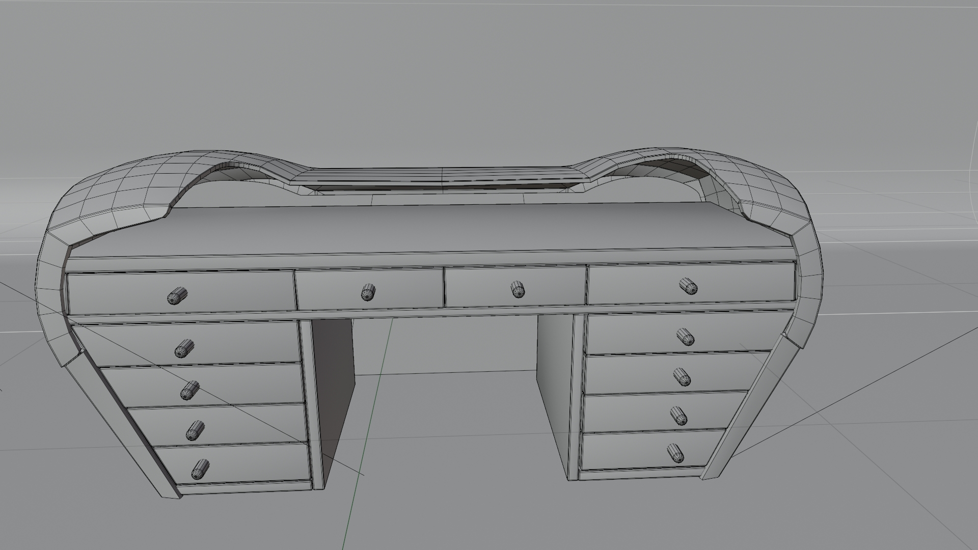 3D Plastic office desk5 - TurboSquid 2033974