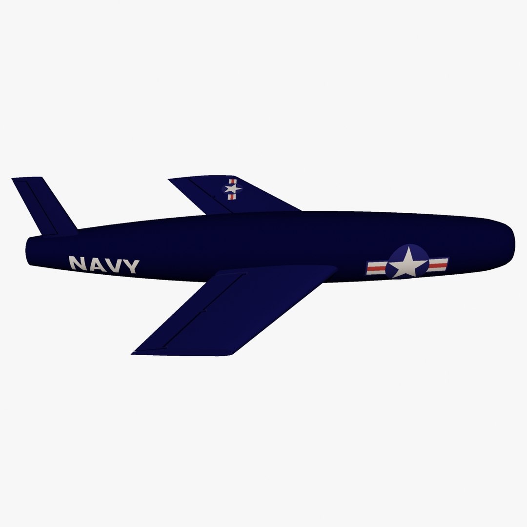 3d Navy Vought Regulus Cruise Missile