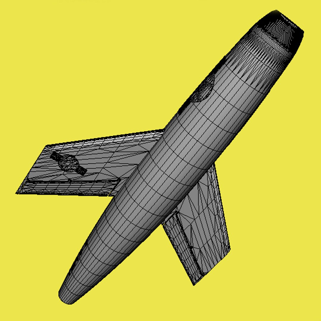 3d Navy Vought Regulus Cruise Missile