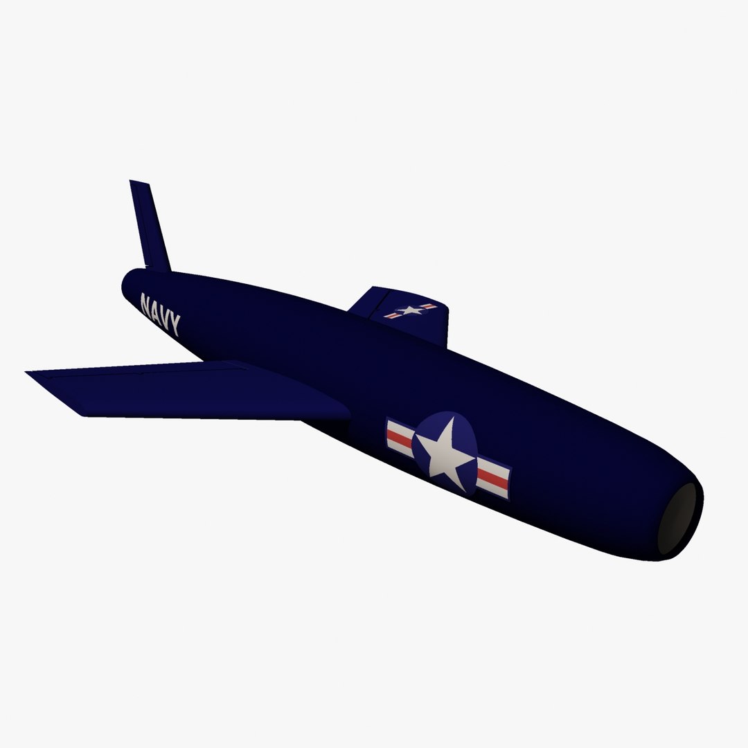 3d Navy Vought Regulus Cruise Missile