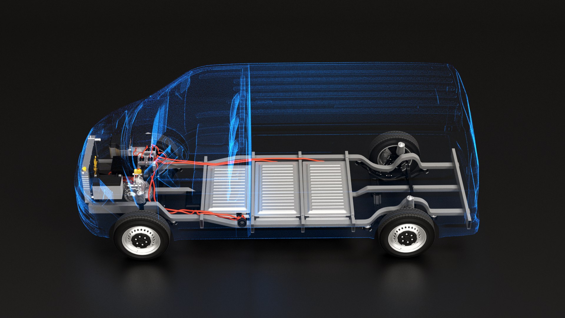 Chassis Van Electric 3D Model - TurboSquid 1695042