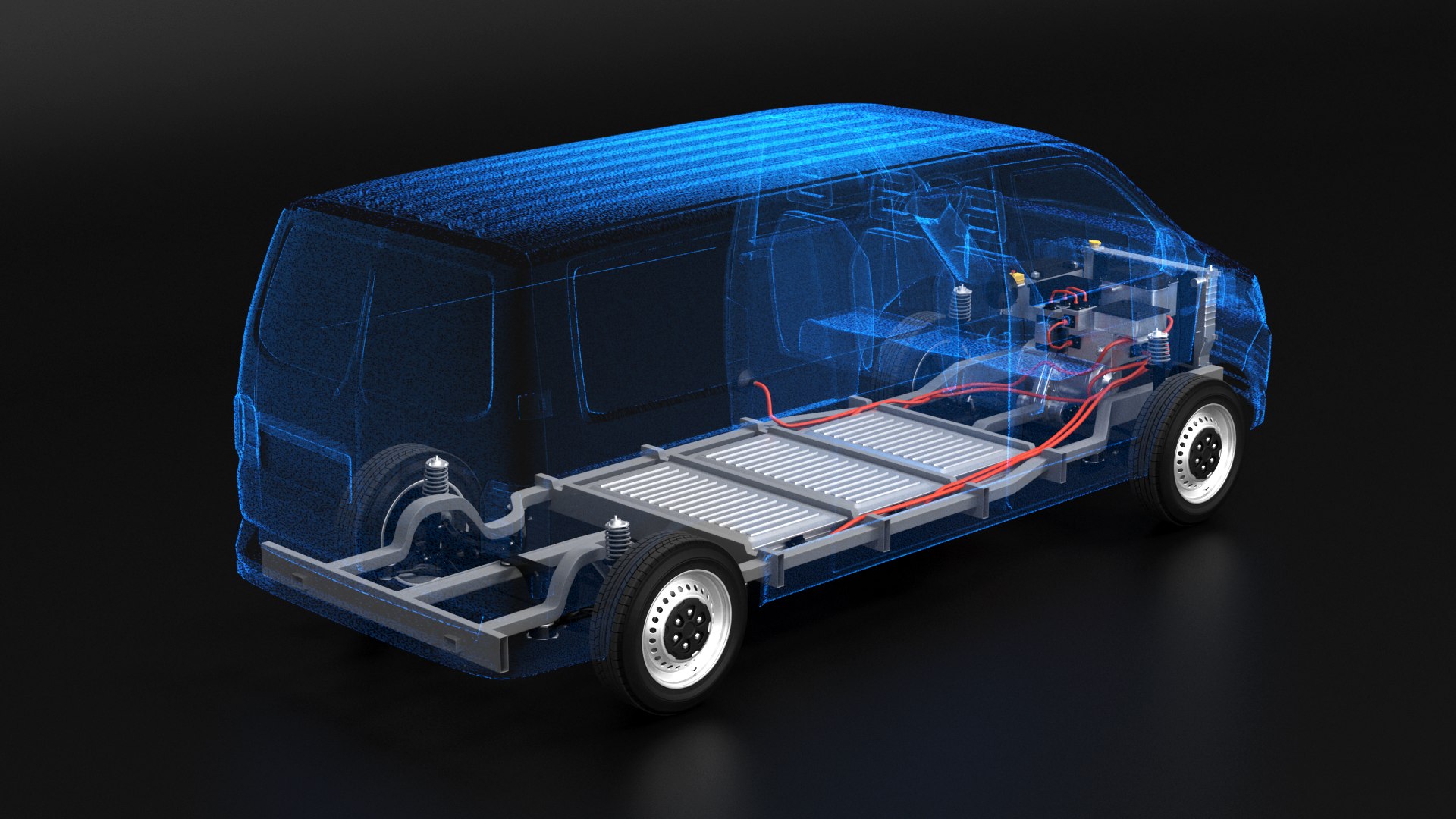 Chassis Van Electric 3D Model - TurboSquid 1695042