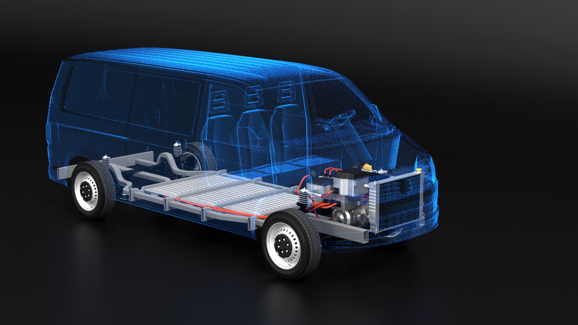 Chassis van electric 3D model - TurboSquid 1695042