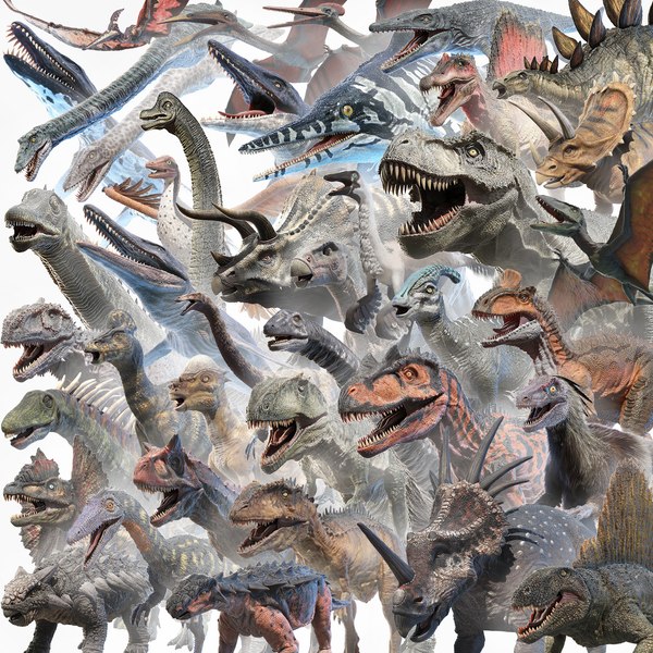 3d spinosaurus dinosaur animation model