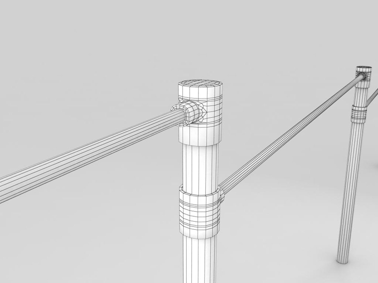 Horizontal Bar 3d Model