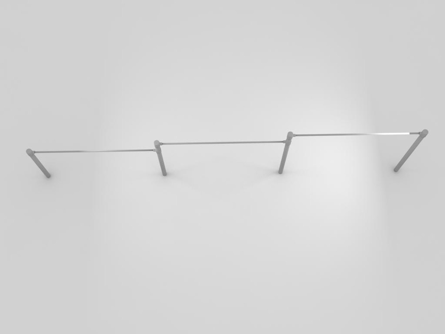 Horizontal Bar 3d Model