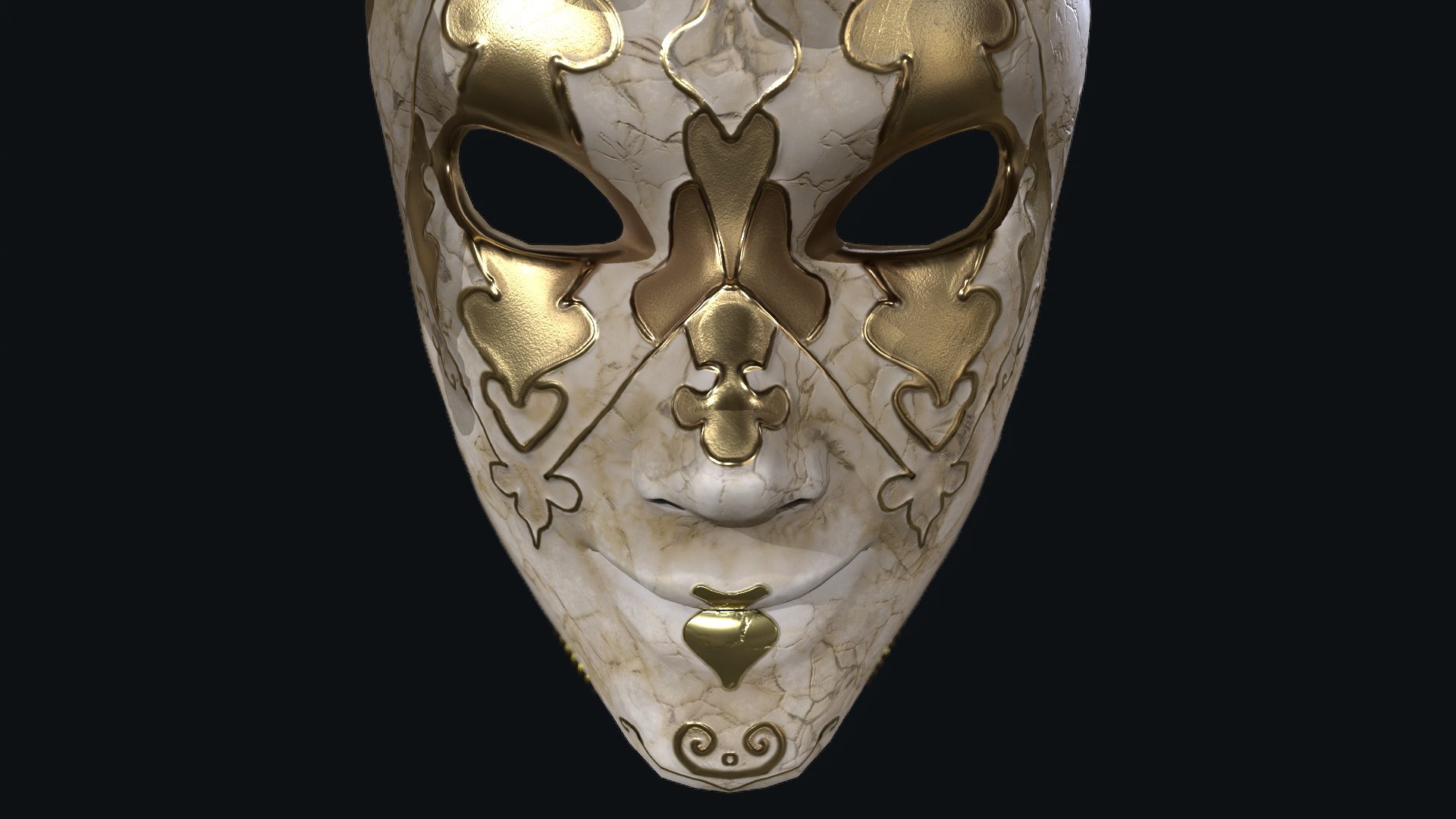 Carnival Mask 3D Model - TurboSquid 1909252