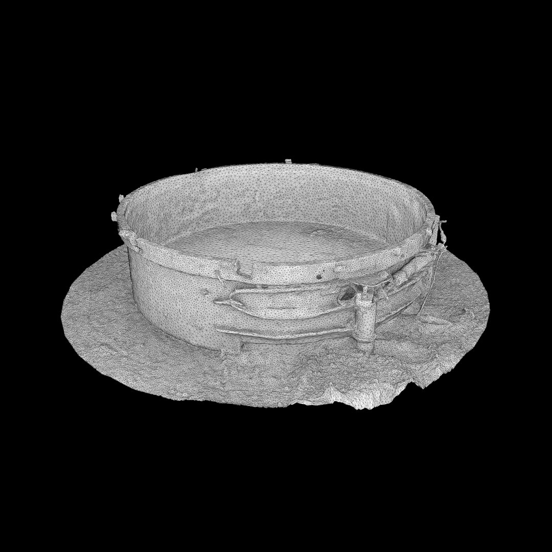 Gravel Metal RIng 01 - 3D Photogrammetry Model Scan Of Rusty Metal ...