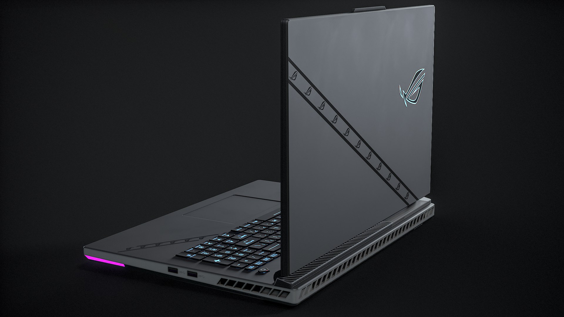 Asus Rog Strix Scar 18 Gaming Laptop Animated PBR 3D model - TurboSquid ...