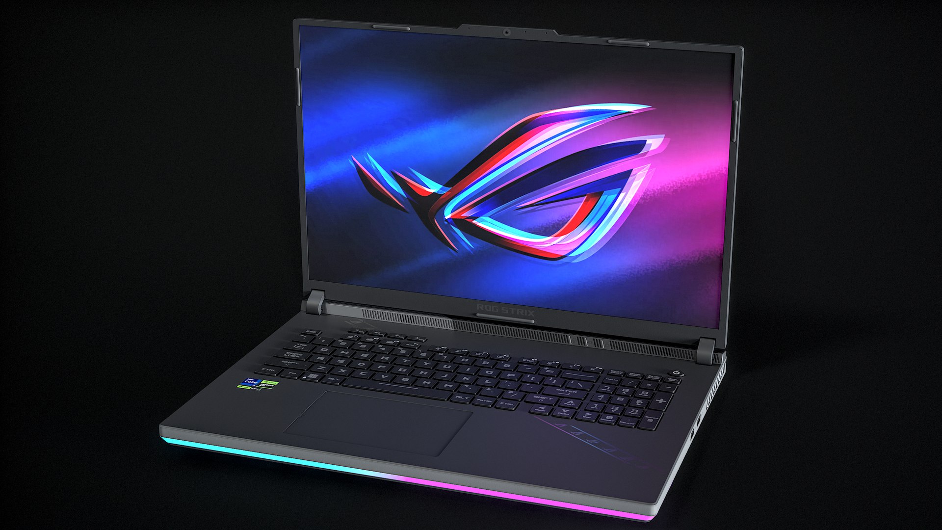 Asus Rog Strix Scar 18 Gaming Laptop Animated PBR 3D model - TurboSquid ...