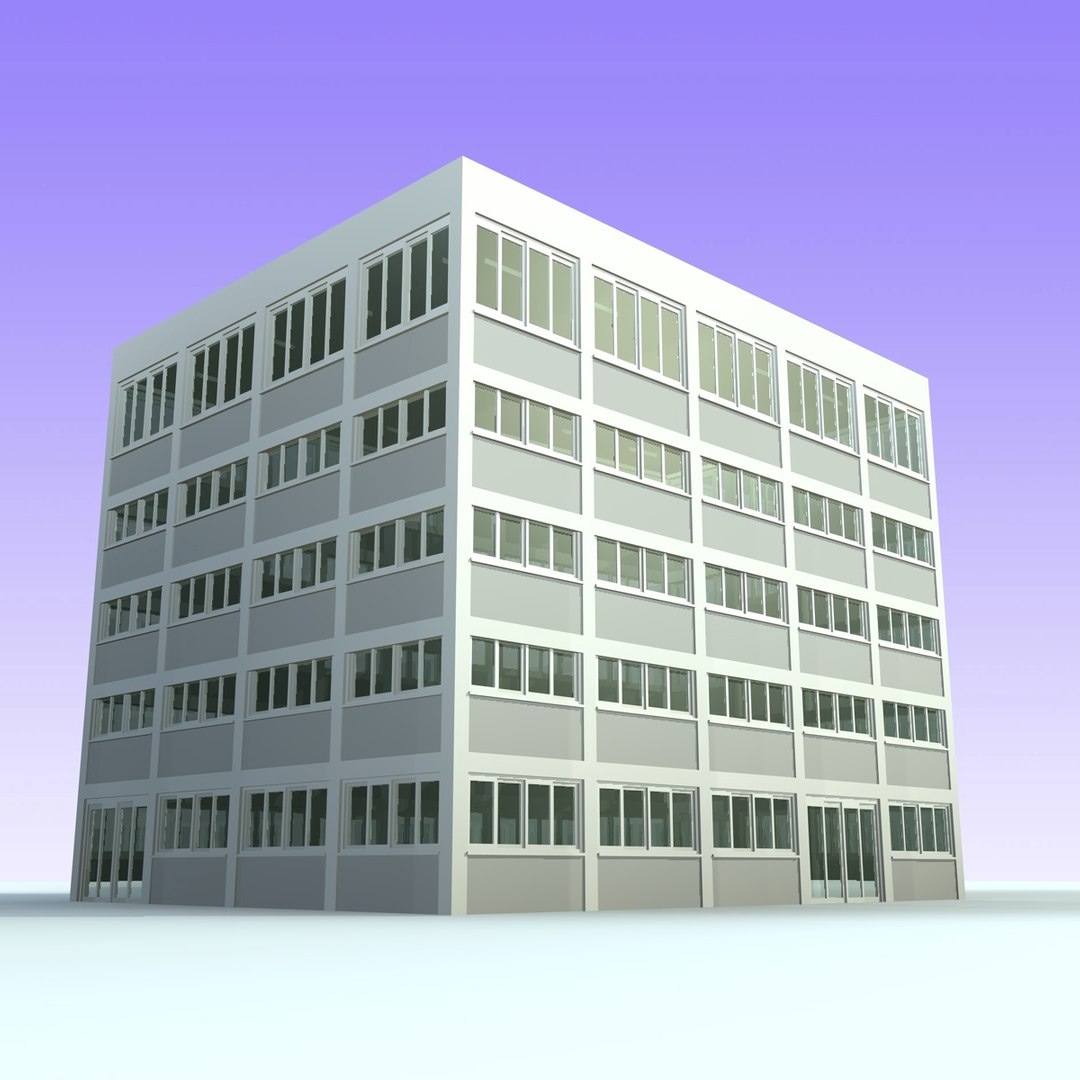 3d Office Building Model