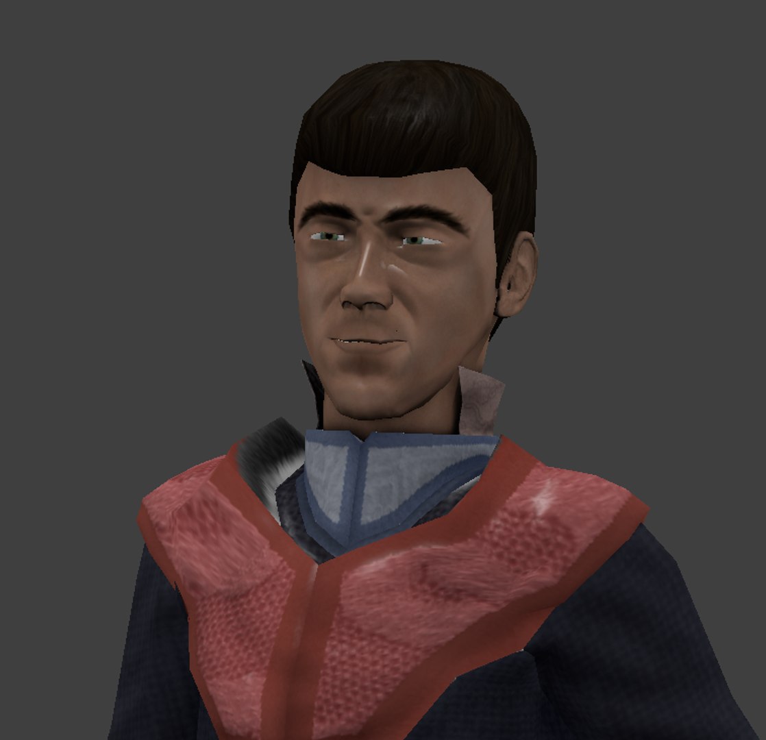 Young Wizard 3d Model