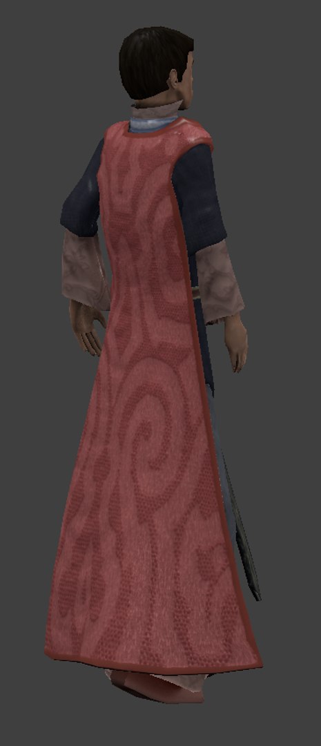 Young Wizard 3d Model