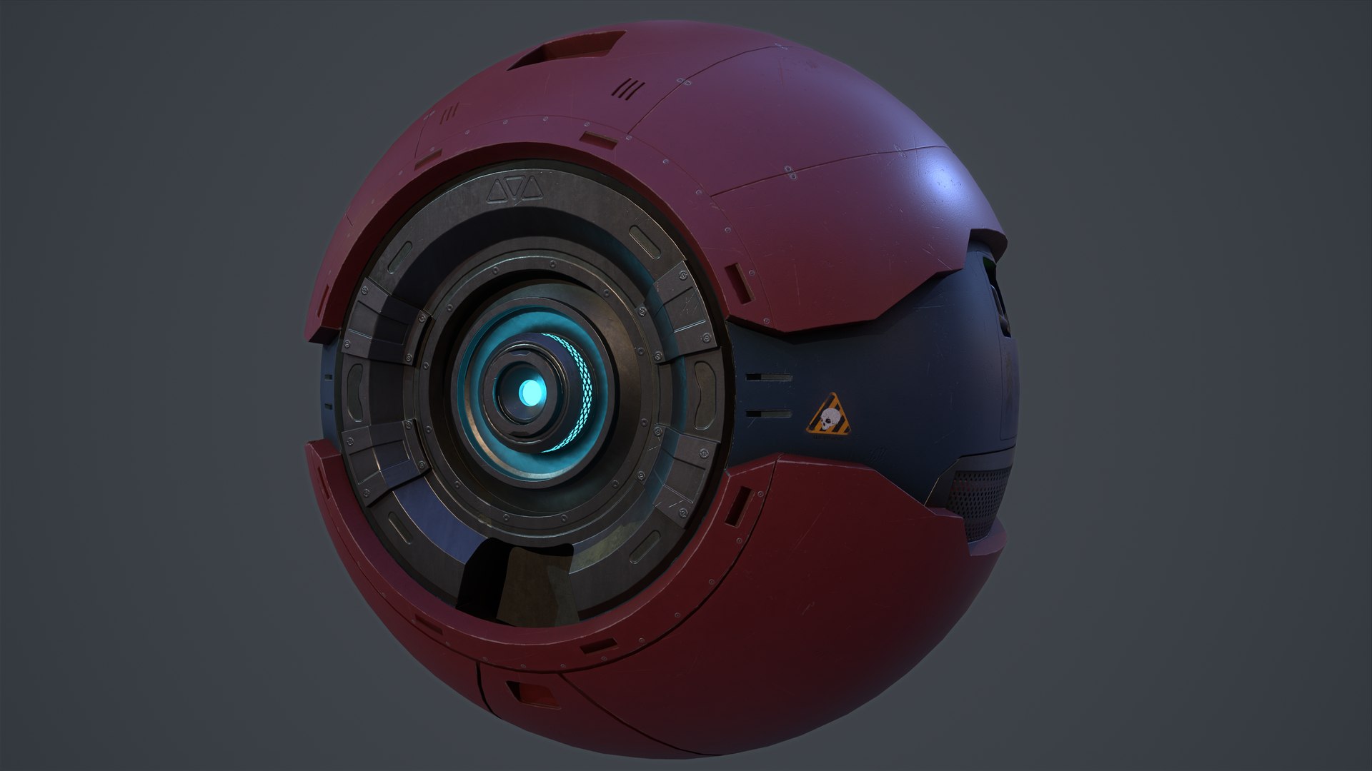 Sphere Hunter Drone Sci-Fi 3D Model - TurboSquid 1955107