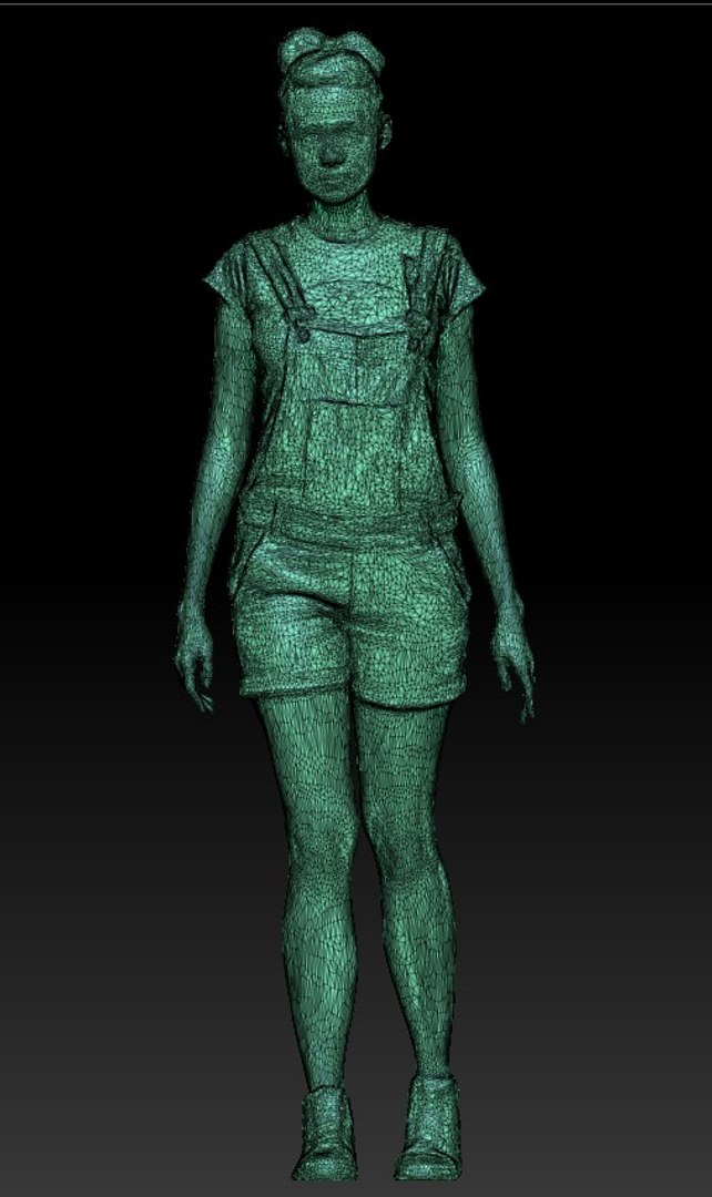 3D Model Photogrammetry Young Woman Character Body - TurboSquid 1563136