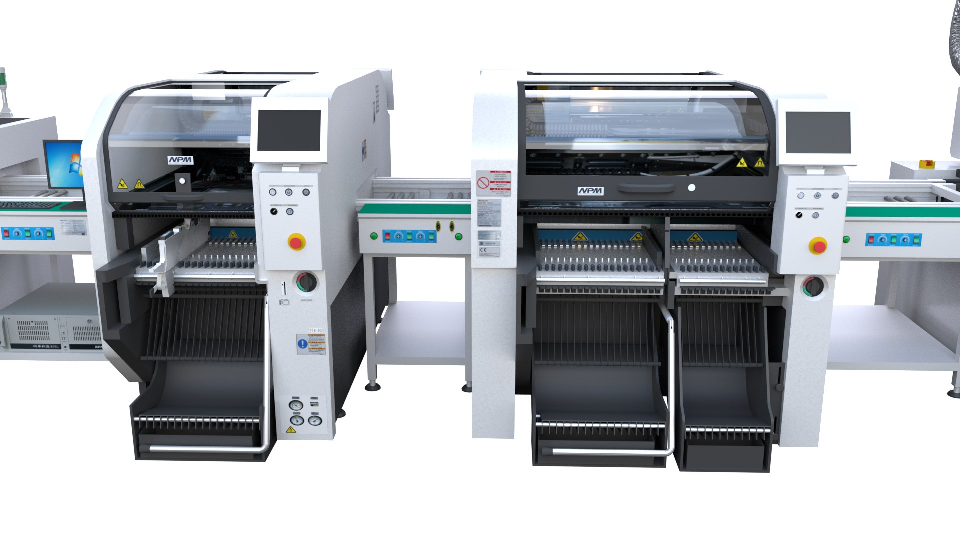 Fully Automgtic Solder Paste Printer Machine 3D - TurboSquid 1910560