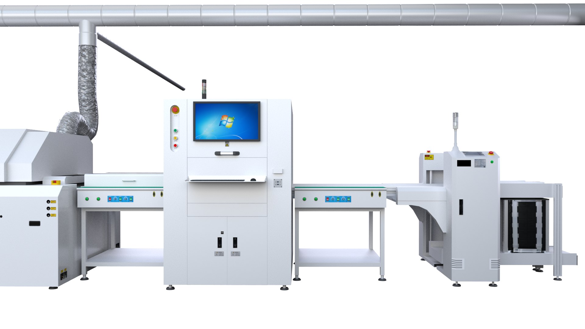 Fully Automgtic Solder Paste Printer Machine 3D - TurboSquid 1910560