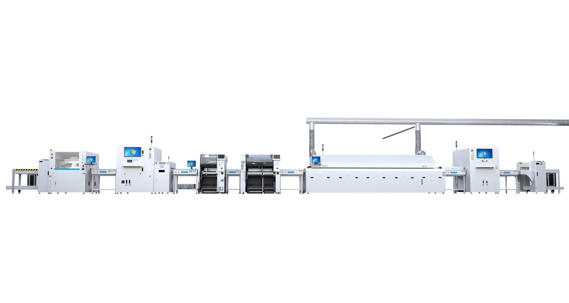 Fully Automgtic Solder Paste Printer Machine 3D - TurboSquid 1910560