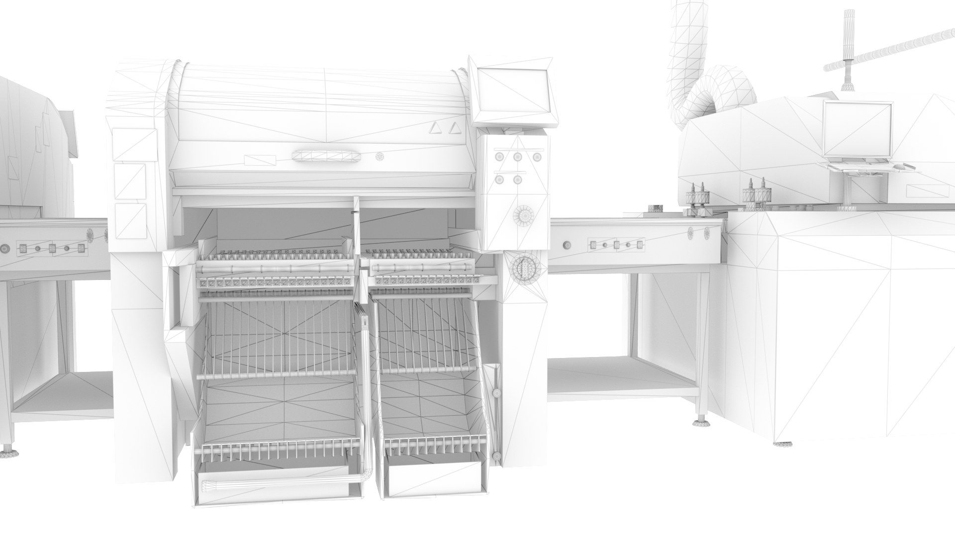 Fully Automgtic Solder Paste Printer Machine 3D - TurboSquid 1910560