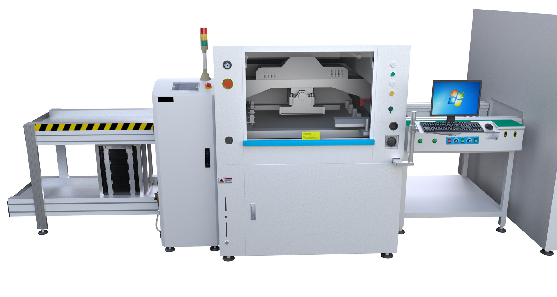 Fully Automgtic Solder Paste Printer Machine 3D - TurboSquid 1910560