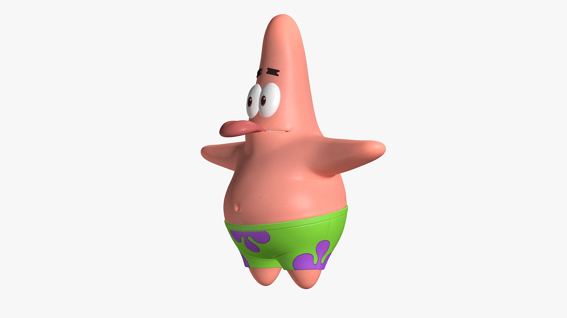 Patrick Star Movie Character Cinematic 8K 3D Model - TurboSquid 2025270