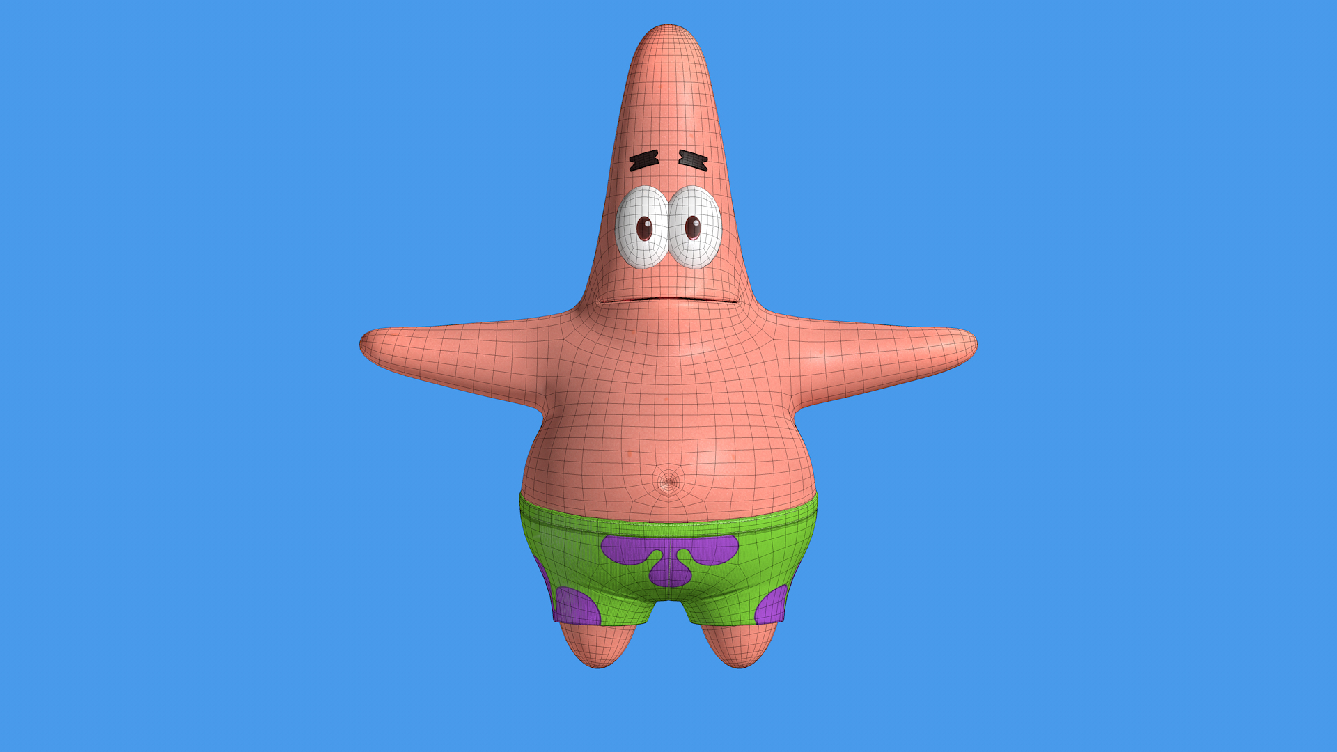 Patrick Star Movie Character Cinematic 8K 3D Model - TurboSquid 2025270